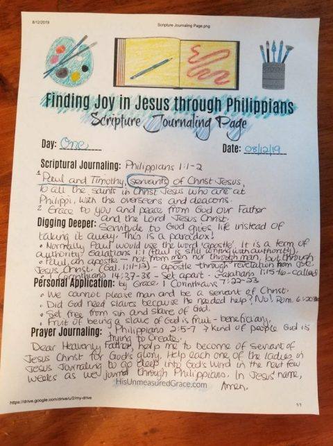 How To Make A Bible Journaling Notebook - His Unmeasured Grace