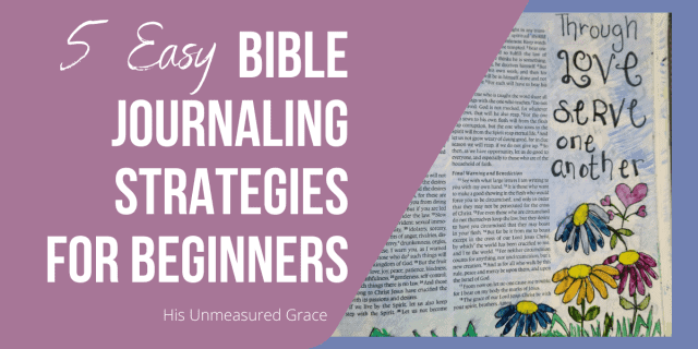 Beginner's Guide To Your Bible Journal