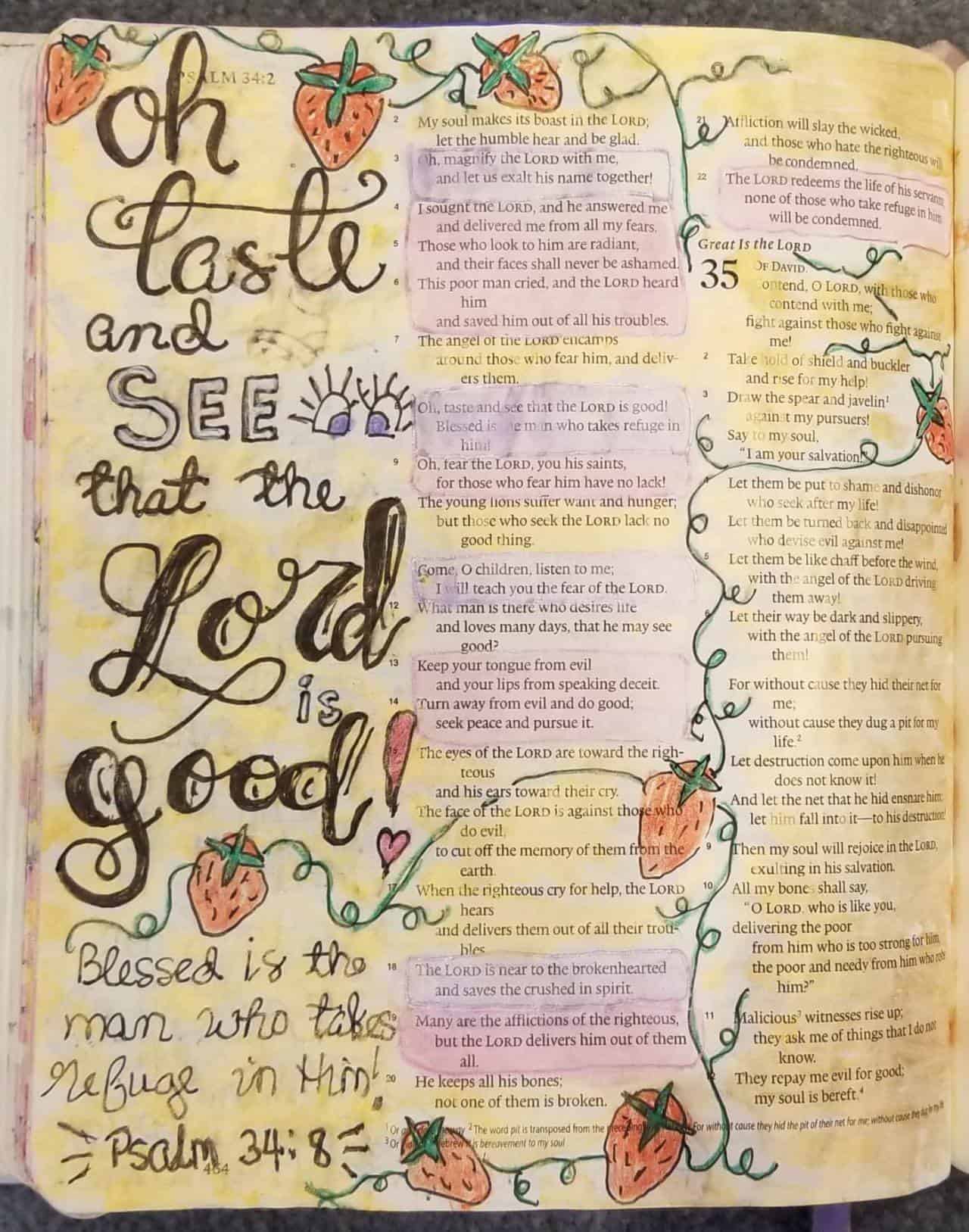 5 Easy Hand Lettering Tips for Beginner Bible Journalers - His ...