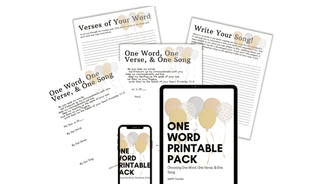 Resolve to Choose One Word, One Verse, and One Song for this New Year ...