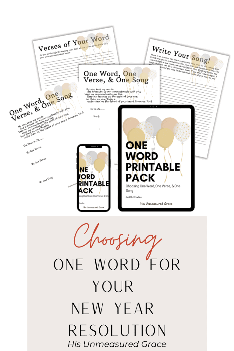 Choosing ONE WORD For Your New Year Resolution