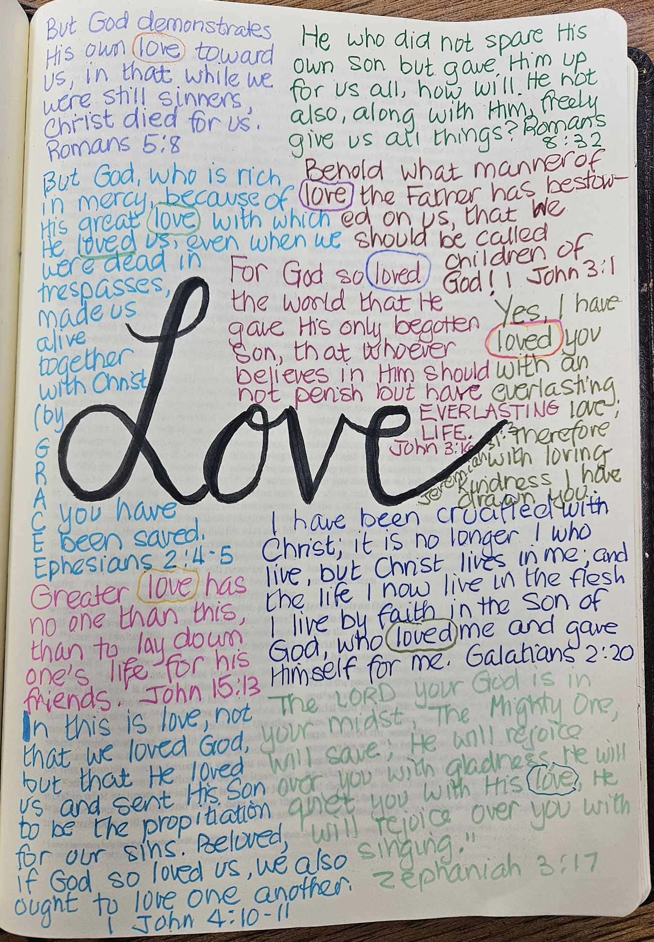 Get the Love Bible Reading Plan - His Unmeasured Grace
