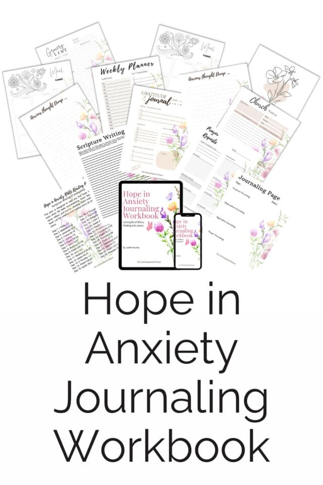 Hope in Anxiety Journaling Workbook - His Unmeasured Grace