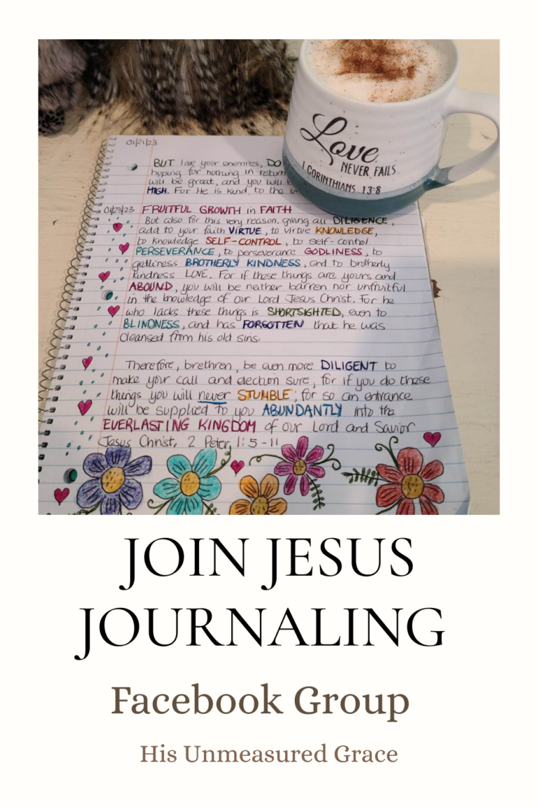 The Beginner's Guide To Bible Journaling - His Unmeasured Grace